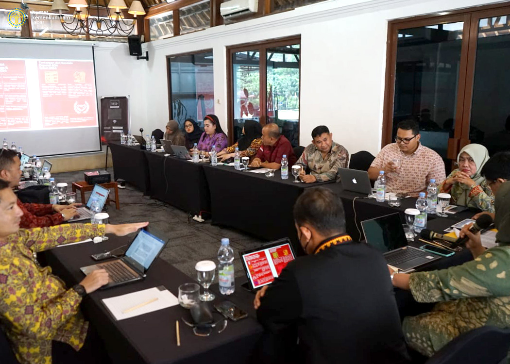 Kemenkumham Jabar Bersama Ditjen HAM dan Kemenkopolhukam Bahas Rakor Rencana Aksi Nasional Hak ...